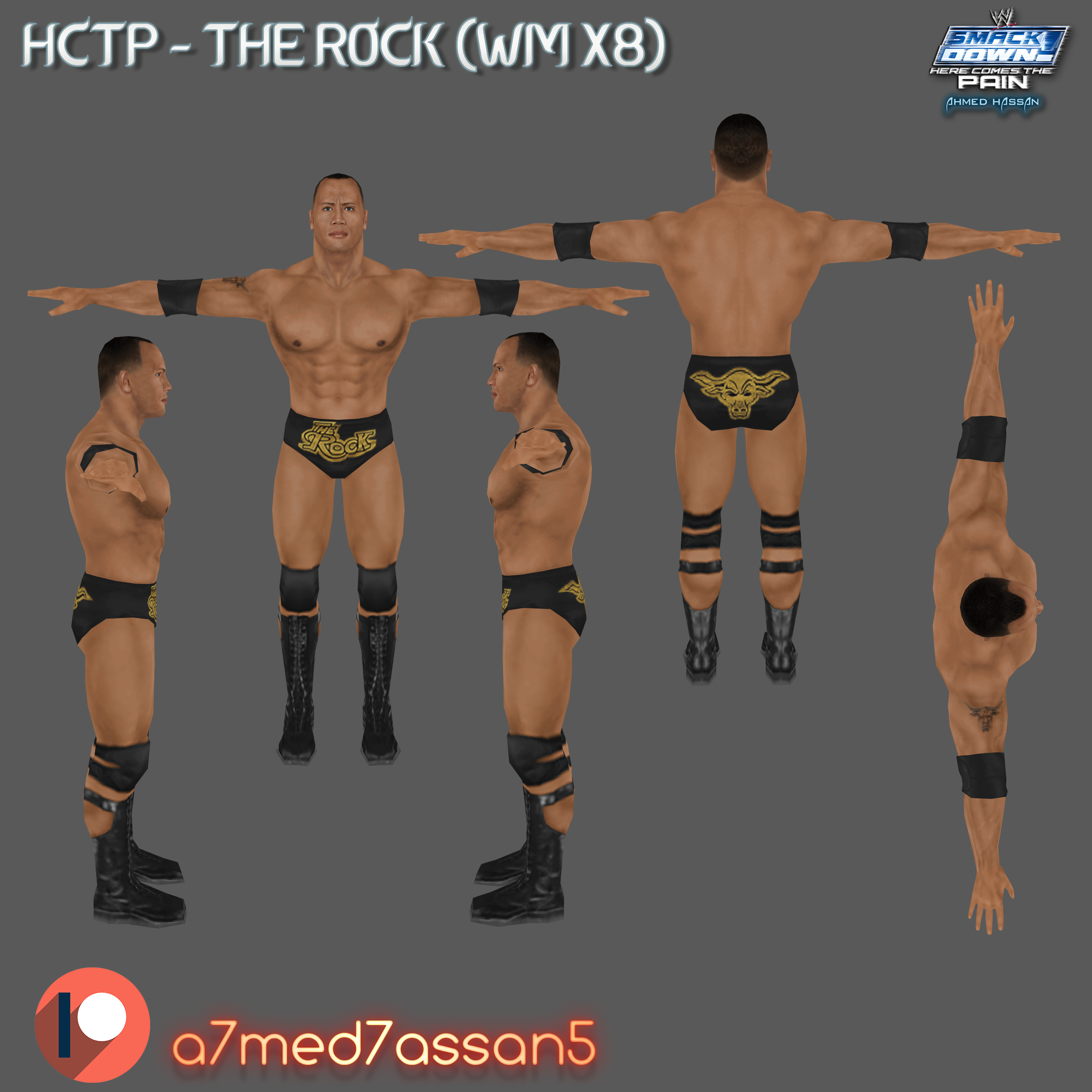 The Rock (WM X8) | HCTP Mods – HCTP Ultimate Edition – a7med7assan5