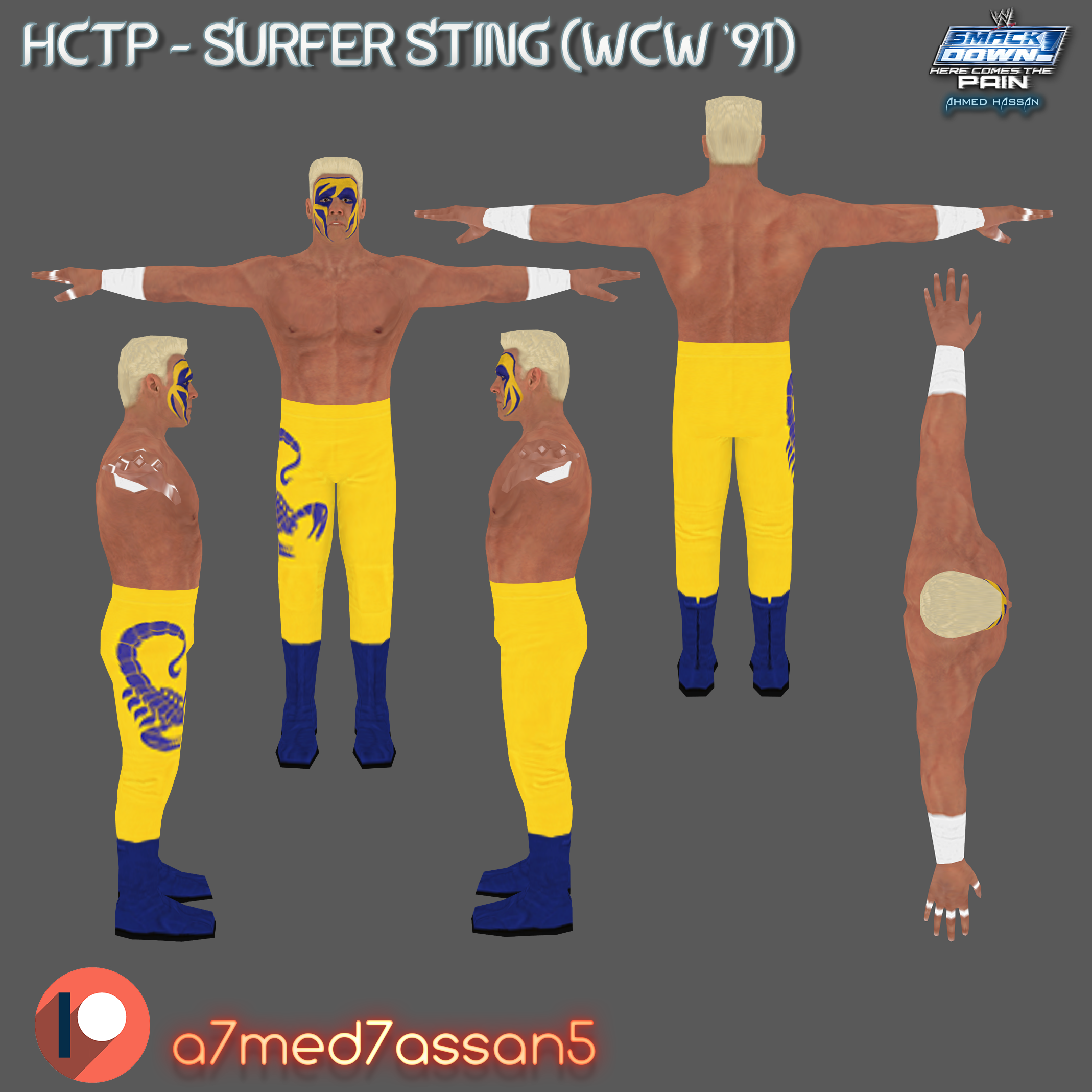 Surfer Sting (WCW ’91) | HCTP Mods – HCTP Ultimate Edition – a7med7assan5